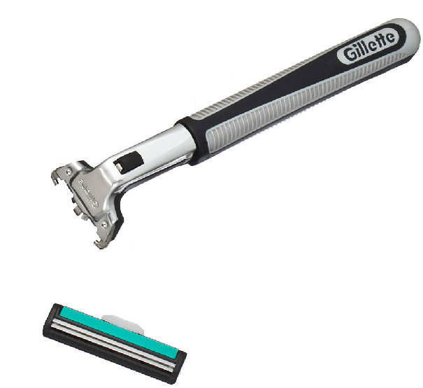 Gillette Vector Razor Handle Shaver +blades Cartridges Refill Fits Atra ...